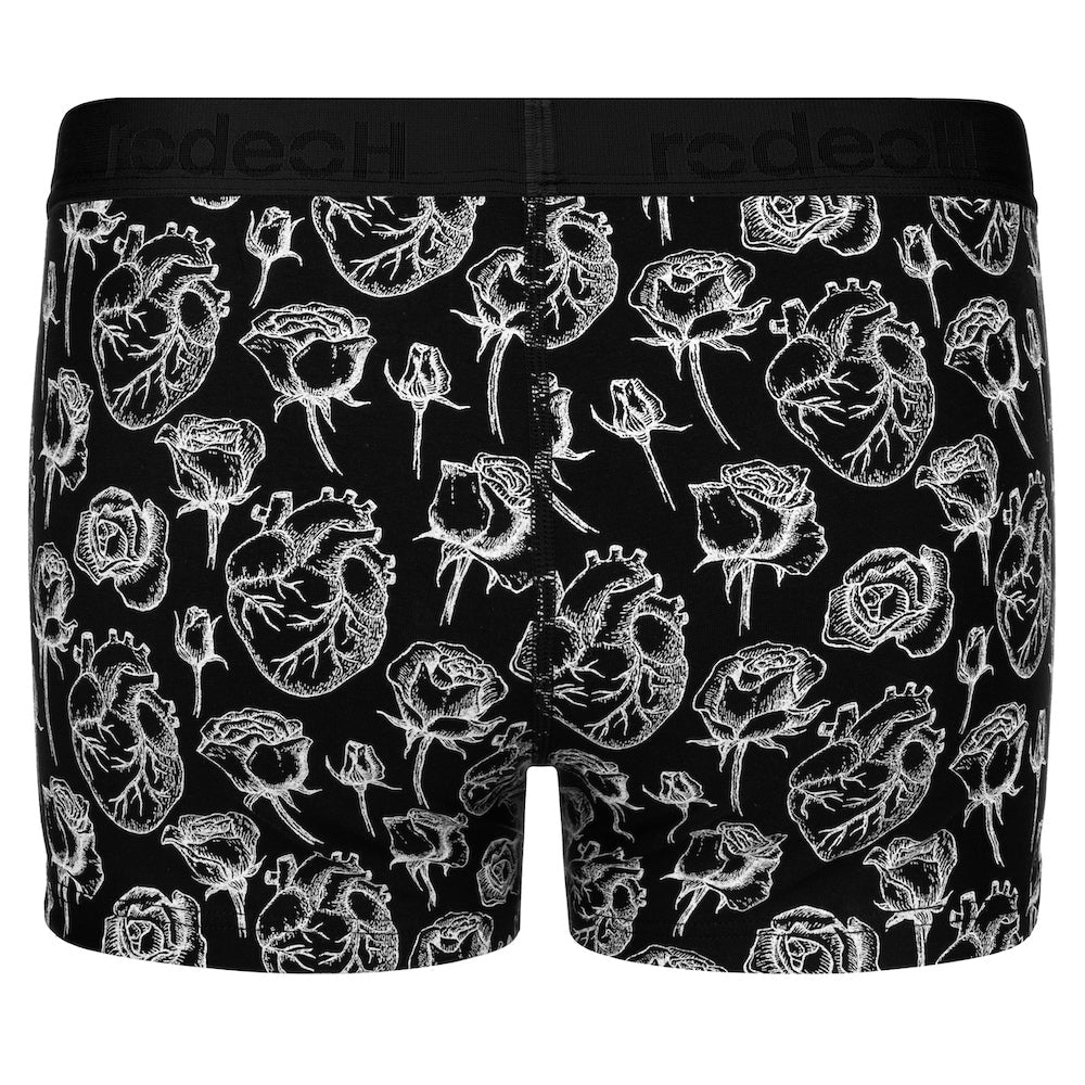Classic Top Loading Boxer Packing Underwear - Hearts & Roses